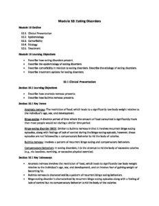 Abnormal Psychology 2e Study Guide – Module 10 – Fundamentals of ...