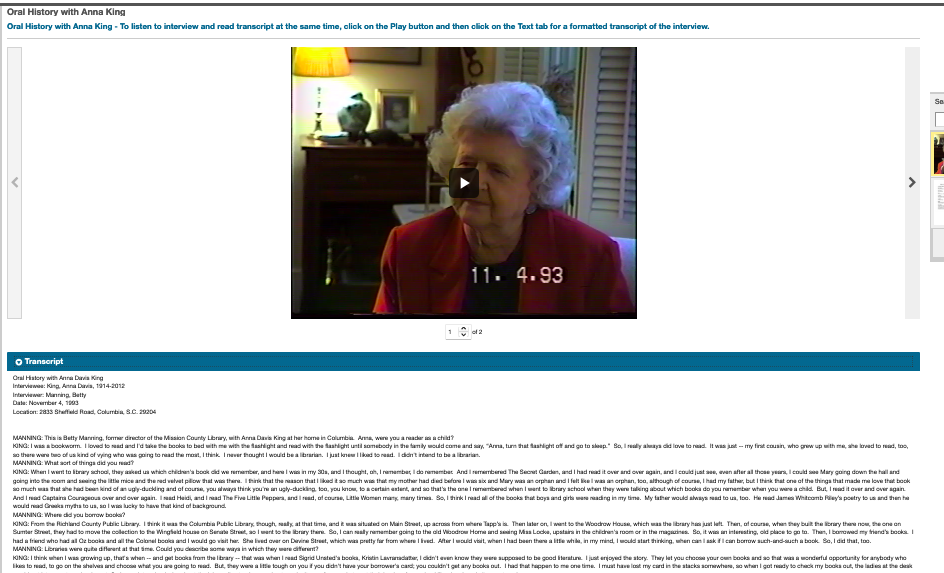 Case Study 9.3: Oral History Metadata Synchronizer—A Transcript ...