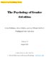 The Psychology of Gender – The Psychology of Gender